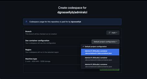 Codespaces • Admiralci