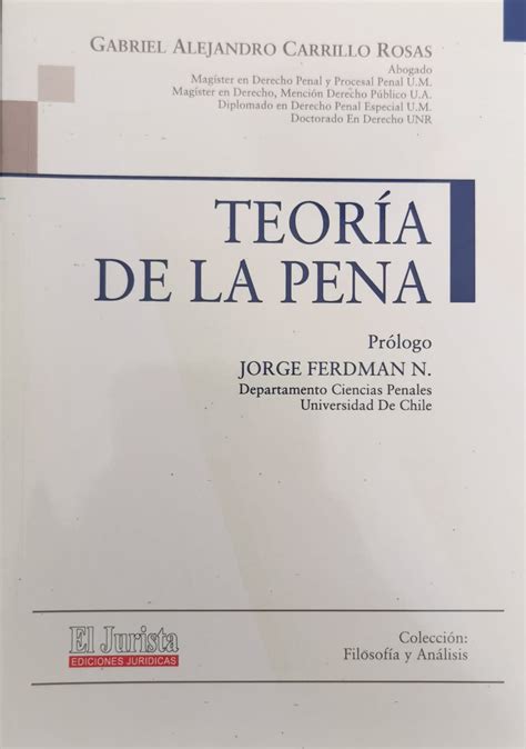Teoría De La Pena El Jurista Ediciones Jurídicas