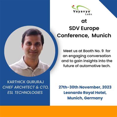 Sdv Automotivetechnology Munich Germany Automotivetech… Vayavya Labs Pvt Ltd
