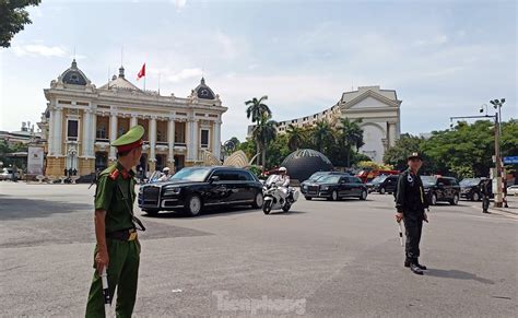 Convoy Of Motorcycles Rehearse Ahead Of Russian President Vietnam Visit
