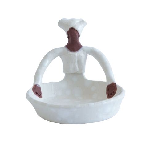 1lady Tiny Ubuntu Bowl White On White Zizameleceramics