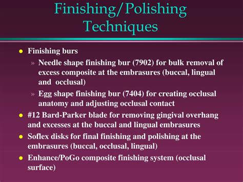 Ppt Class I And Ii Composite Restorations Principles And Techniques Powerpoint Presentation Id