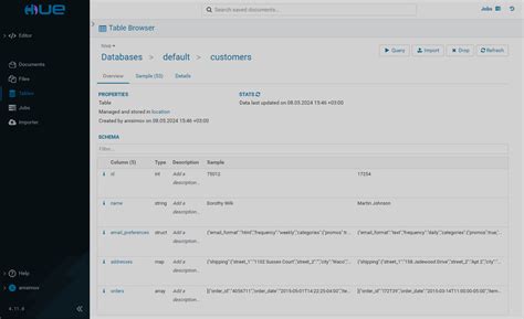 Hue User Interface Overview Adh Arenadata Docs