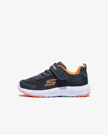 خرید و قیمت کفش کتانی پسرانه خاکستری با آج پویا برند اسکیچرز Skechers