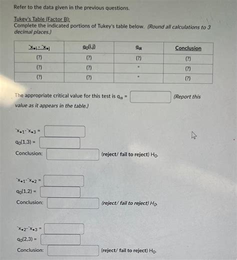refer to the data given in the previous questions