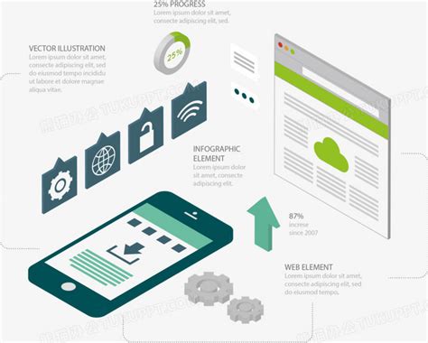 矢量手绘手机appPNG图片素材下载 矢量PNG 熊猫办公
