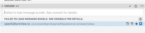 failed to load message bundle see console for more details · issue