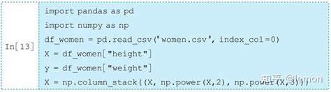 回归分析之python编程实践 女性身高与体重数据分析(线性回归) 知乎 回归分析之python编程实践 女性身高与体重数据分析(线性回归) 知乎