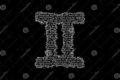 Gemini Zodiac Sign Twins Horoscope Symbol Stock Illustration Illustration Of Magic Abstract