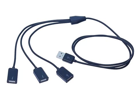 3 3 Ft 3 Way Usb Power Splitter Cable Usb Type A Connectors