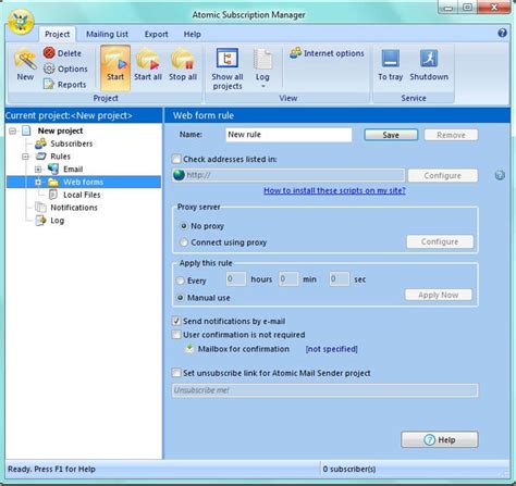 Email Subscription Management Software Atomic Subscription Manager