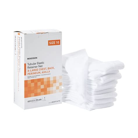Mckesson Tubular Elastic Retainer Net 405 In X 25 Yd Size 10 1