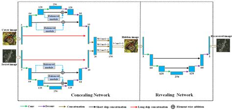 An Enhanced Steganography Network For Concealing And Protecting Secret Image Data