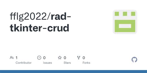 GitHub Fflg2022 Rad Tkinter Crud