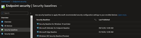 Device Hardening With Intune Security Baseline For Windows Policy Ems