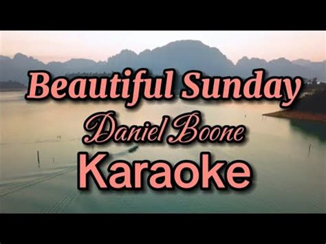 Beautiful Sunday Daniel Boone Dhonbapz Karaoke Youtube
