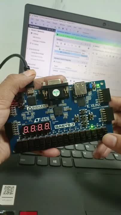 Bhavana Kanchrlapalli On Linkedin Fpga Digitalelectronics Verilog Xilinxvivado Basys3