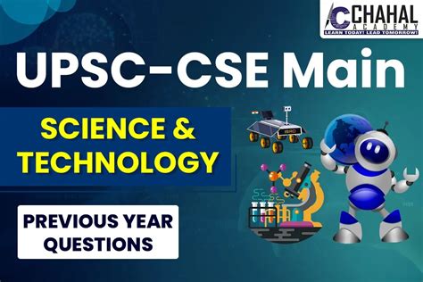 UPSC Mains Science Technology PYQ Of Science Technology Practice Science Technology