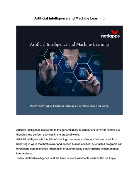 Artificial Intelligence And Machine Learningdocx