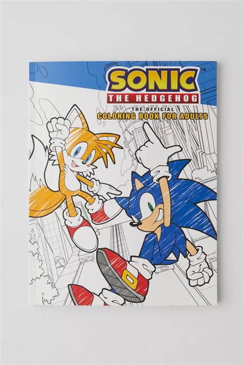 Sonic The Hedgehog The Official Adult Coloring Book By Insight Editions Urban Outfitters