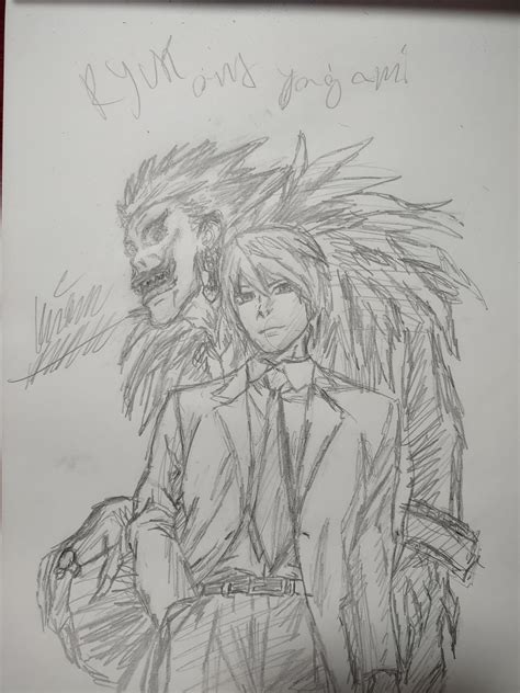 Ryuk And Light Yagami By Sansational7 On Deviantart