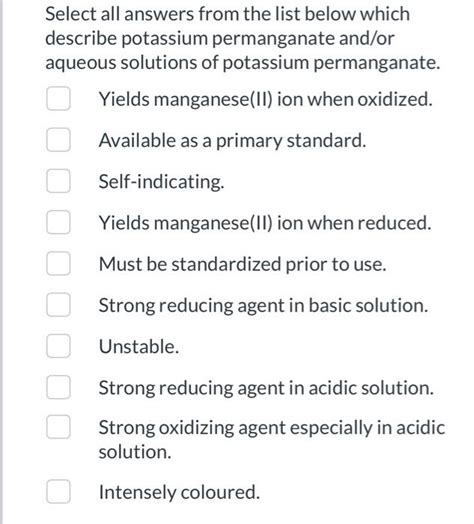 [solved] Select All Answers From The List Below Which Desc