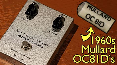Williams Audio Mkii Tonebender Mullard Oc81d Transistor Edition Youtube