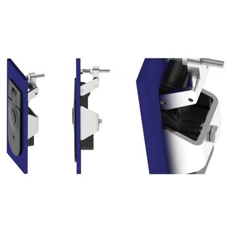 Compression Latch Black Locking Mixed Keys Transquip