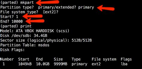 在 Linux 中管理磁盘分区的 个 Parted 命令