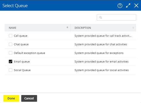 Configuring Queue Node