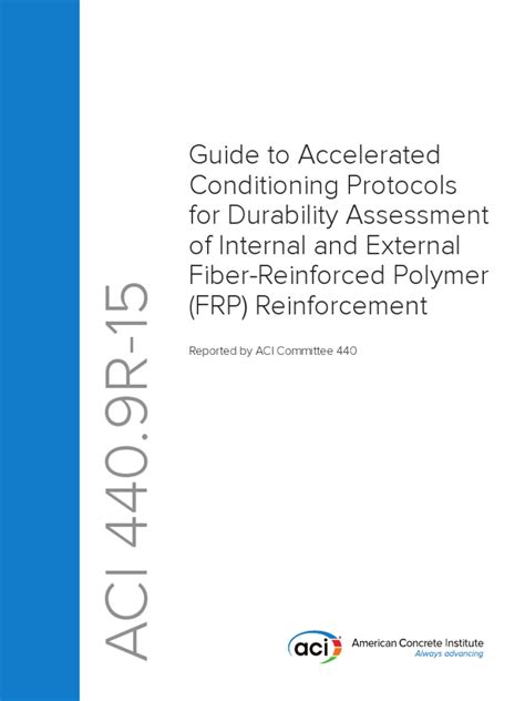 Guide To Accelerated Conditioning Protocols For Durability Assessment Of Internal And External
