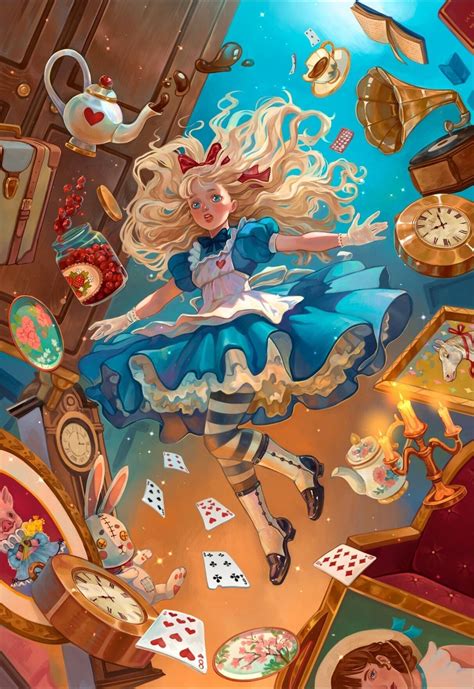 Pin By √ 𝓜𝓲𝓬𝓱𝓮𝓵𝓮 🫀🎓 On Disney Fanart Ou Wallpapers Alice In