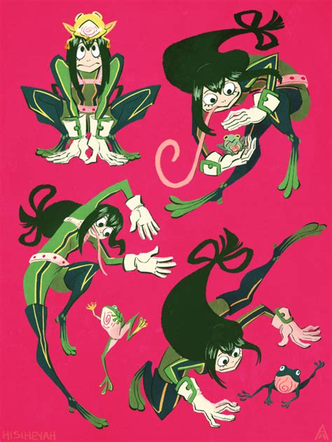 Ribbit By Anqila My Hero Academia Tsuyu Hero Tsuyu Asui