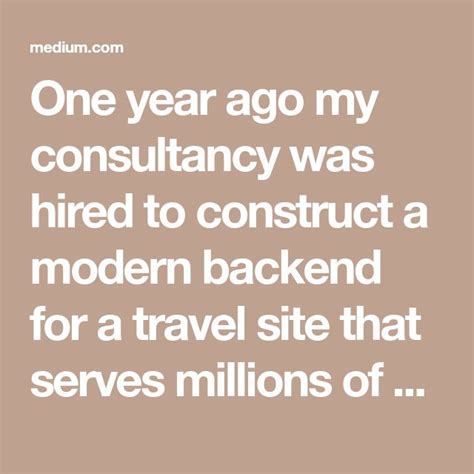 Modernizing Monolithic Applications Building A Scalable Backend