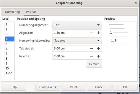 How To Include List Numbering In Table Of Contents English Ask LibreOffice