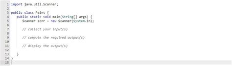 Solved Part 1 Area Of A Wall Given Height And Width For Part 1 Write Course Hero