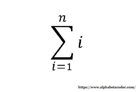 C Program To Find The Sum Of The Series 1 2 3 N Sum Of