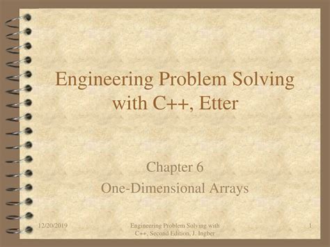 PPT Engineering Problem Solving With C Etter PowerPoint Presentation ID 9157476