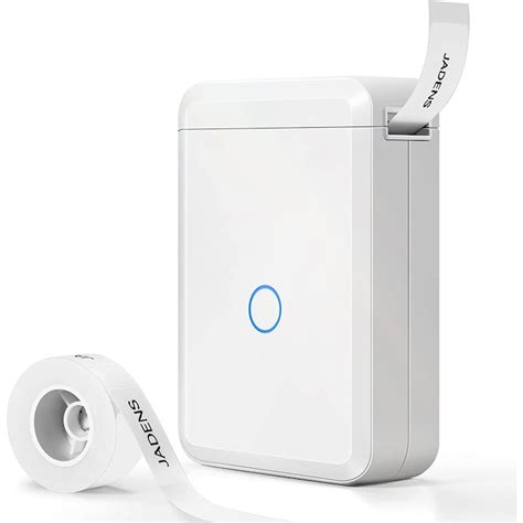 Термичен принтер С Bluetooth Акумулаторна батерия 1200 Mah Управление чрез приложение Бял