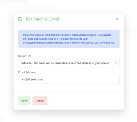 Setting A Catch All Address Mailwish