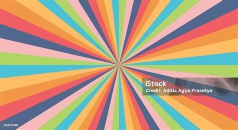 화려한 무지개 그라데이션의 추상 폭발 배경 눈부심 효과 햇살 반짝이는 패턴 방사형 광선의 벡터 그림입니다 좁은 빔 배경 포스터 배너 및 표지용 광고에 대한 스톡 벡터 아트