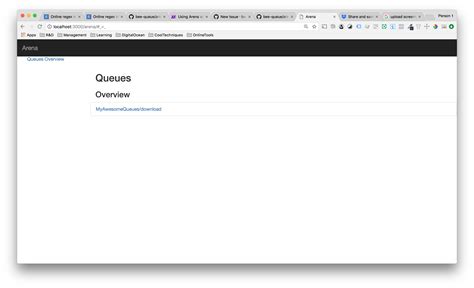 Setting Up Arena As A Node Module Issue 121 Bee Queue Arena GitHub
