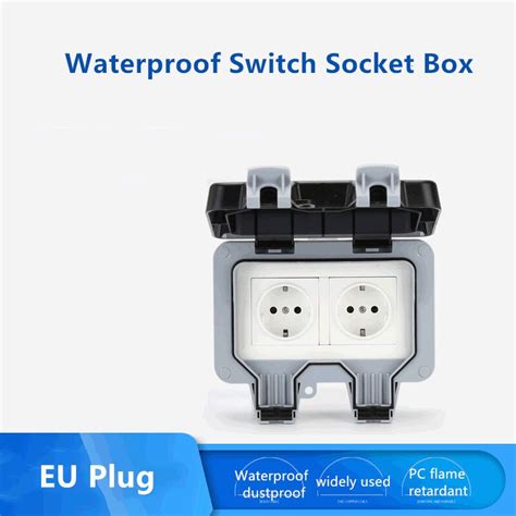 Eu 2power Socket Ip66 Weatherproof Wall Power Sock Grandado