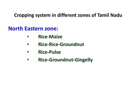 Efficient Rice Based Cropping System Ppt