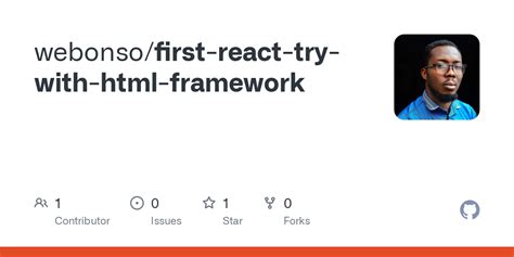 Github Webonsofirst React Try With Html Framework