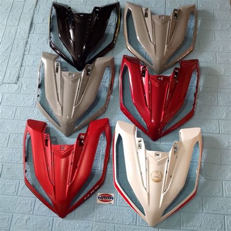 Honda Click 125i V3 V4 Cover Front Center Blue Black Gray Glossy Red White Matte Red Shopee