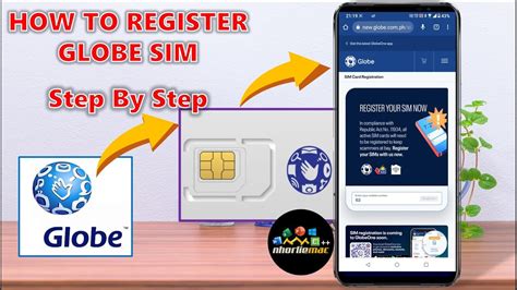 How To Register Globe Sim Paano Magrehistro Ng Globe Sim Card YouTube