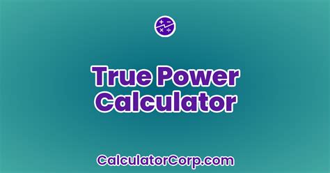 True Power Calculator