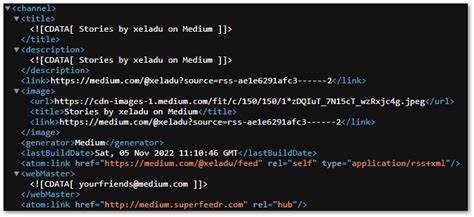 The Medium Rss Feed In Detail And What You Can Do With It
