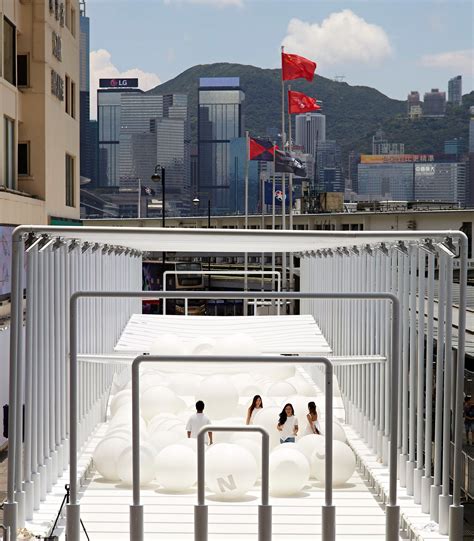 Snarkitecture Creates Giant Bouncy Ball Playground On Hong Kong Waterfront
